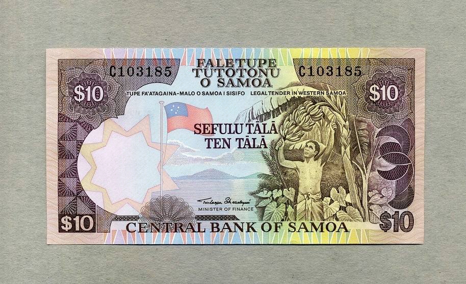 Samoa 10 Tala 1985 P.27 unc / GEM UNC | MA-Shops