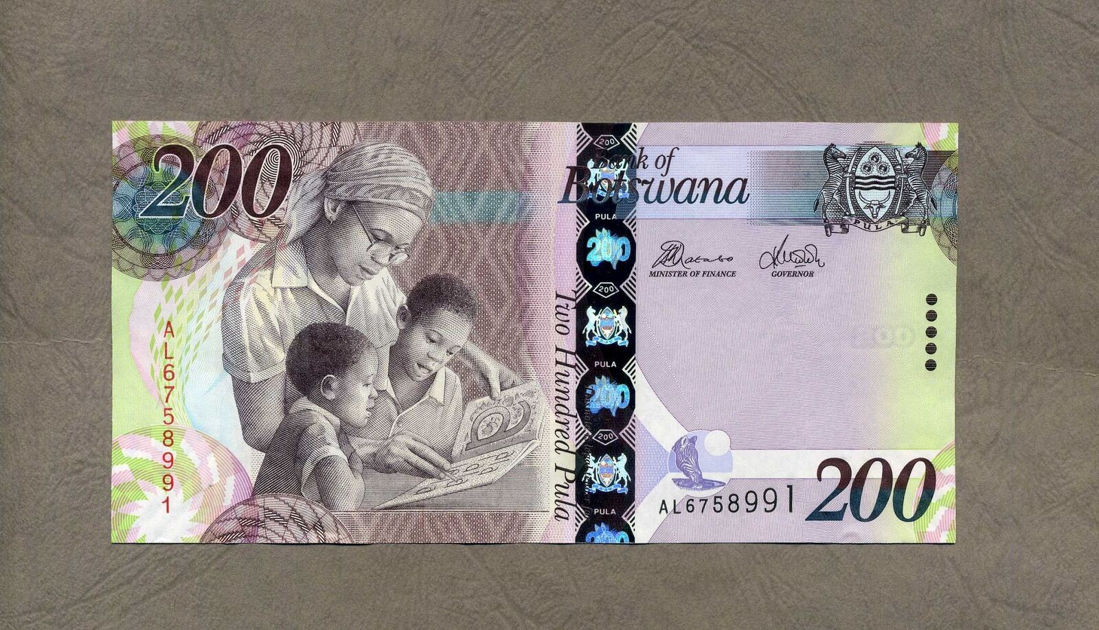 Botswana 200 Pula 2016 P.34e unc / GEM UNC | MA-Shops