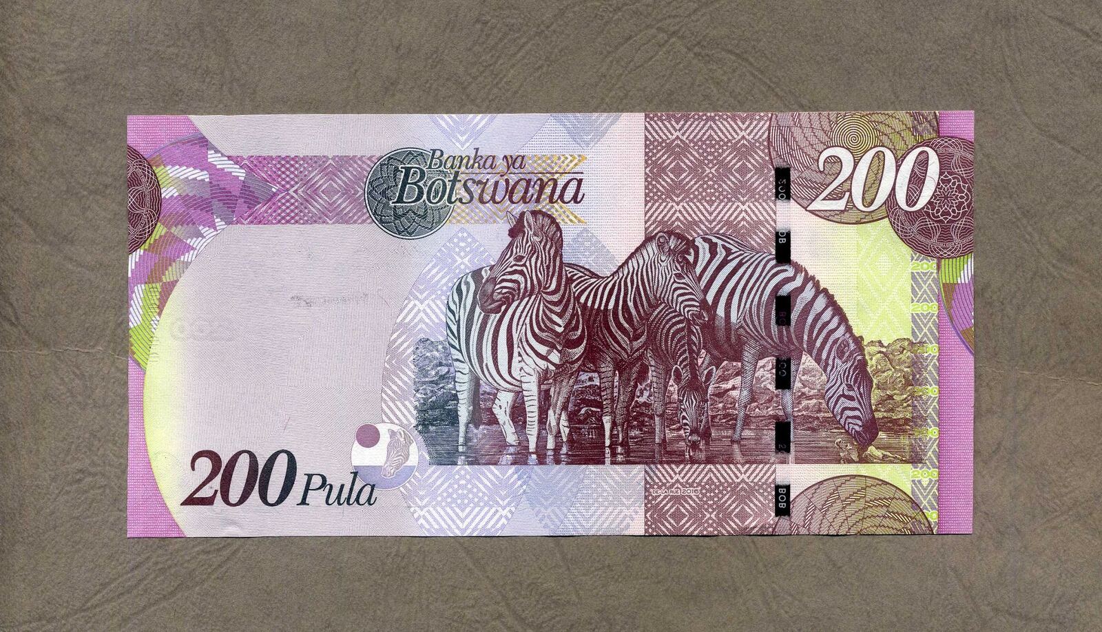 Botswana 200 Pula 2016 P.34e unc / GEM UNC | MA-Shops