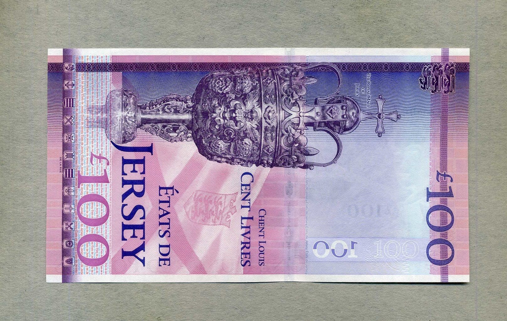 Jersey 100 Pounds 2012 P.37a unc / GEM UNC | MA-Shops