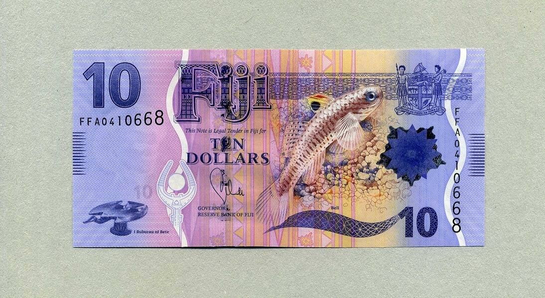 Fiji-Insel 10 Dollars 2013 P.116 unc / GEM UNC | MA-Shops