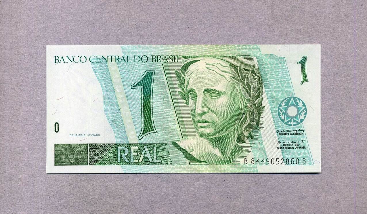 Brasilien 1 Real ND(1997) P.243 A.g unc / GEM UNC | MA-Shops