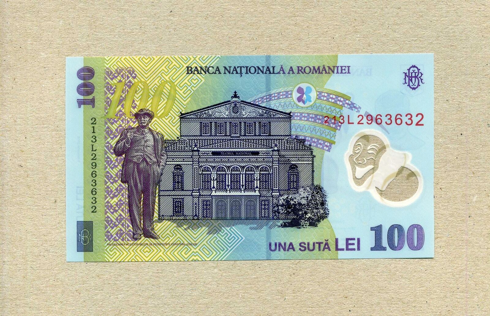 Rumänien 100 Lei 01.1.2018(2021) - Serie 2021 - Polymer - unc / CH UNC | MA-Shops