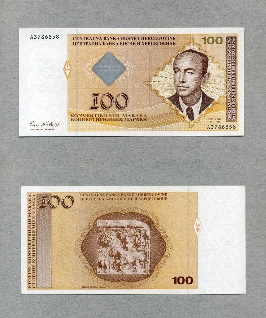 Bosnien & Herzegowina 100 Maraka ND(2002) P.69b 1/1- | MA-Shops
