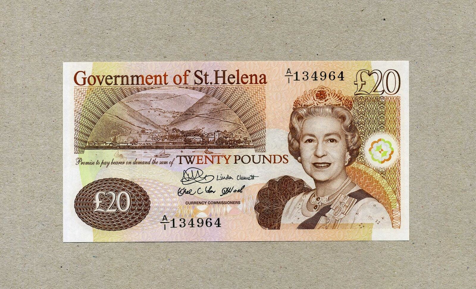 St. Helena 20 Pounds 2004 P.13a unc / GEM UNC | MA-Shops