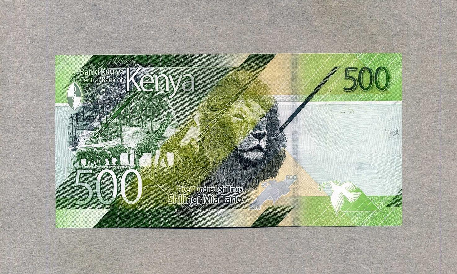 Kenya 500 Shillings - New Design - 2019 - P.55a - unc / GEM UNC | MA-Shops