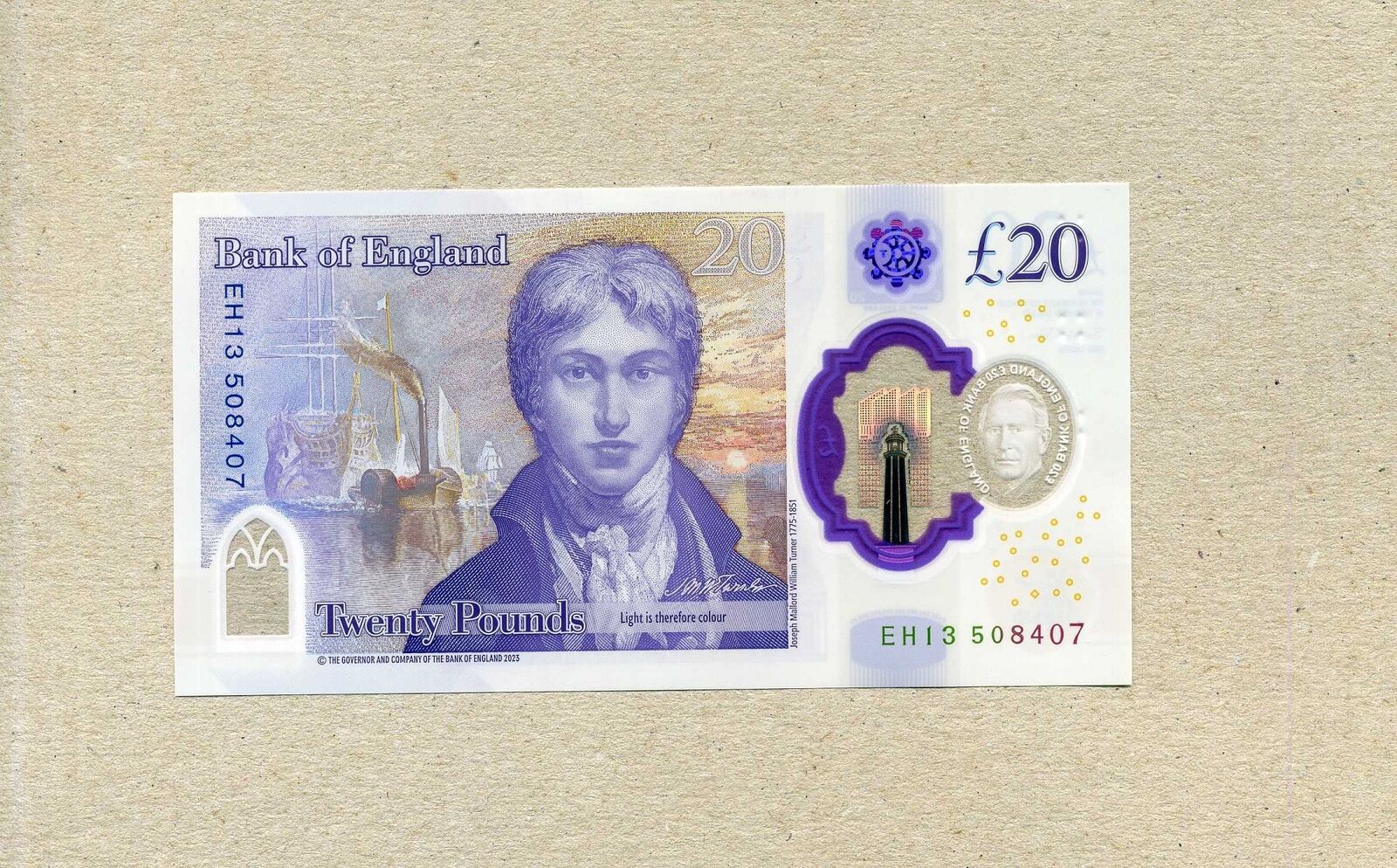 Grossbritannien 20 Pounds 2023/2024 - Neue Ausgabe - 2024 - Polymer ...