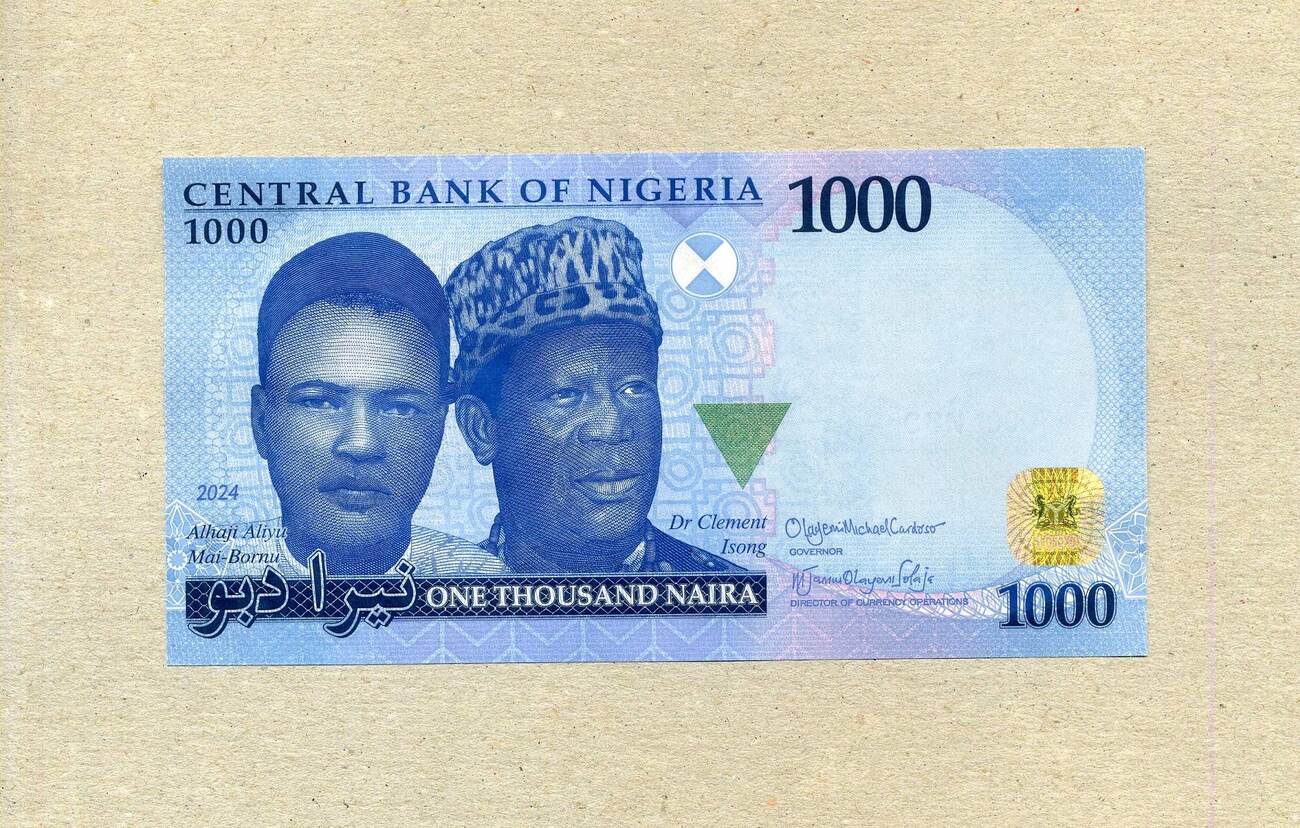 Nigeria 1.000 Naria - Neue Ausgabe - 2024 - unc / GEM UNC | MA-Shops