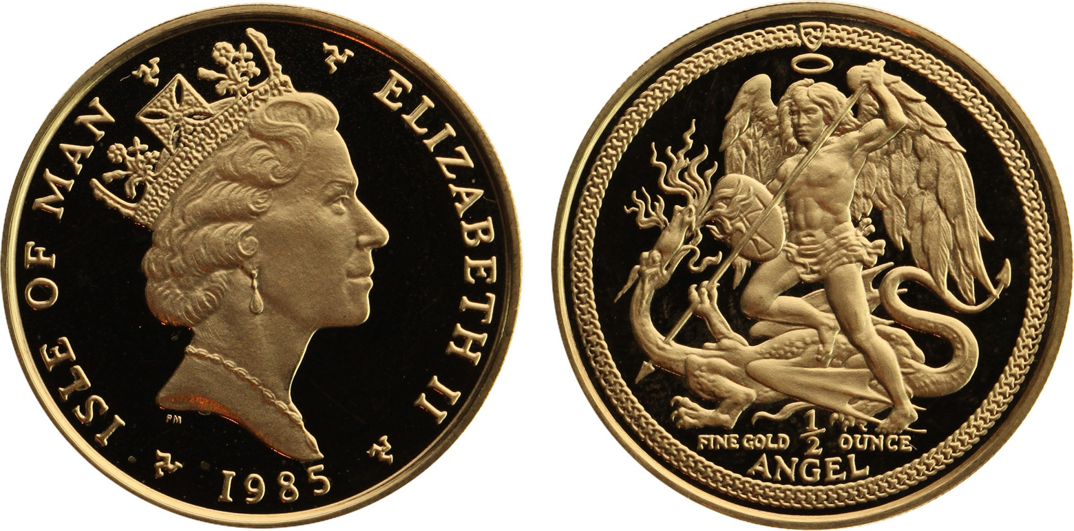 Isle of Man 1/2 Angel 1985 Elizabeth II MS | MA-Shops
