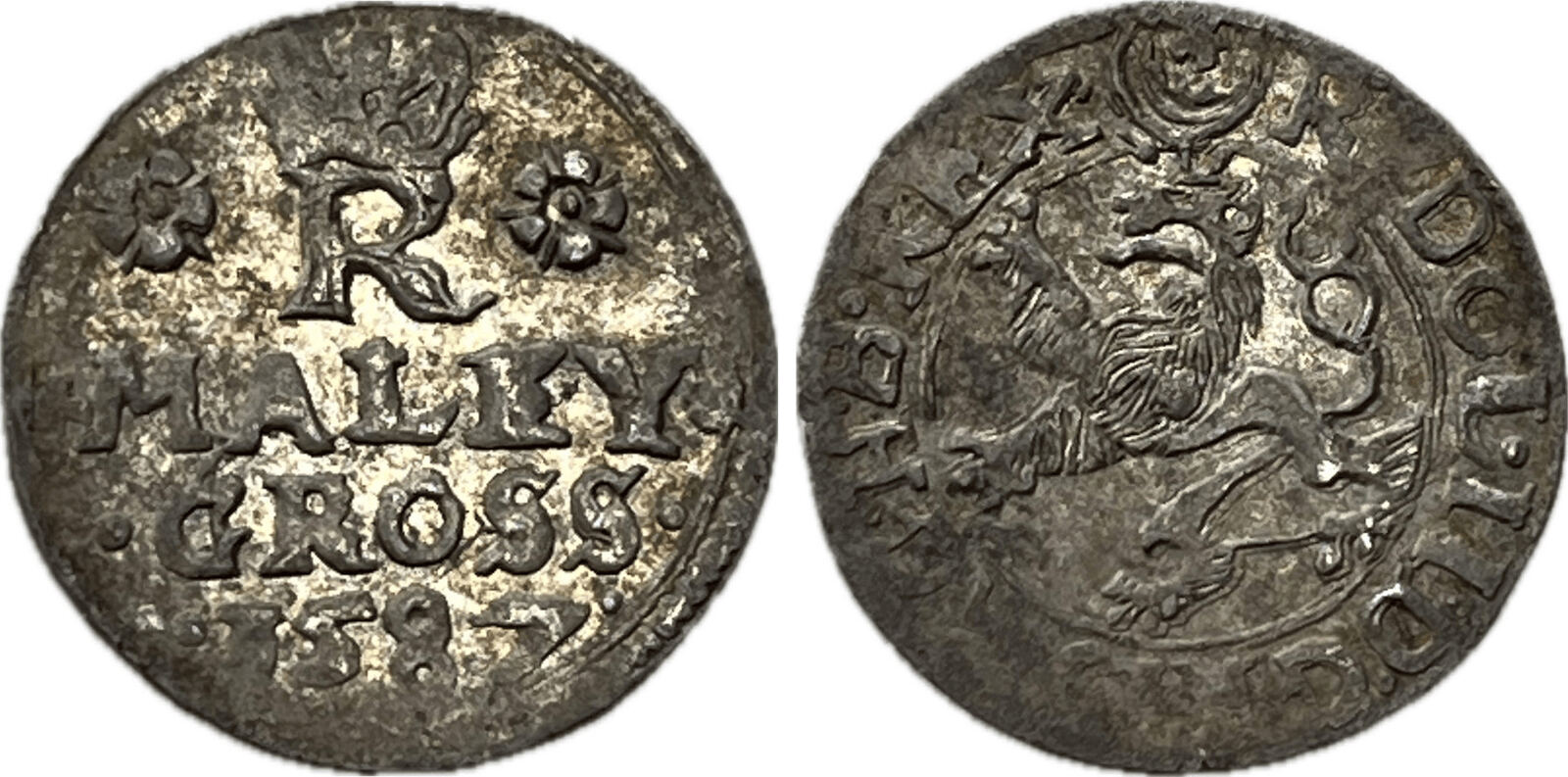 Maley Gross Bohemia-RU-Maley grosch Rudolf II 1587 | MA-Shops