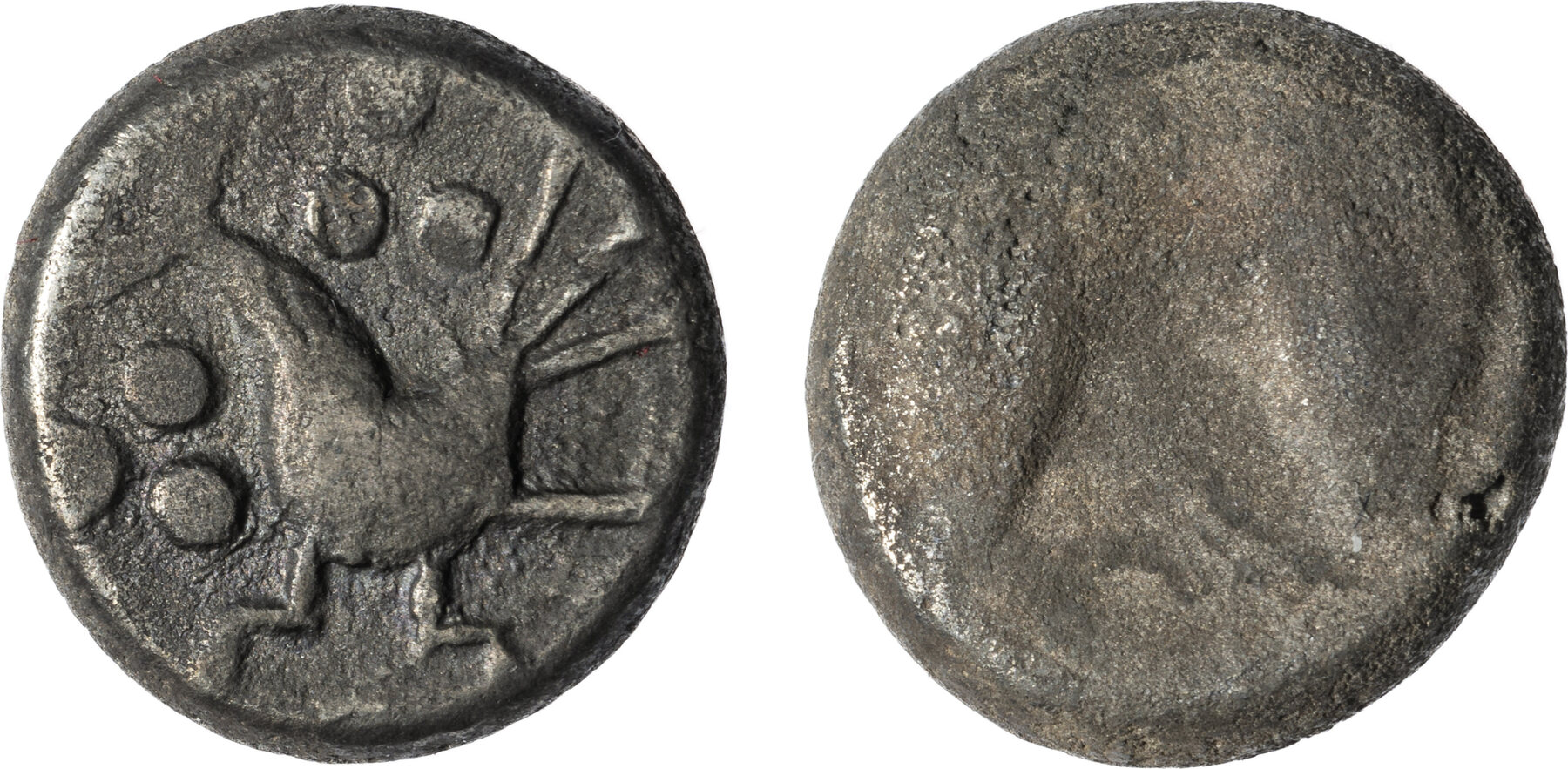 Celtic Celts Boii - Zemplín type drachma, eastern Slovakia, 1.26 g and ...