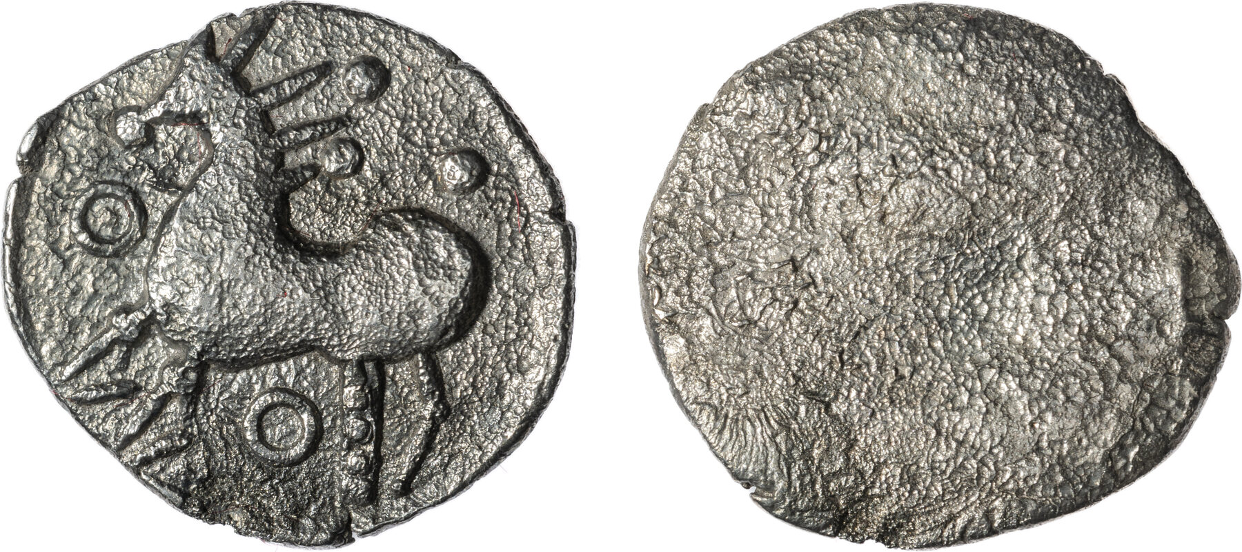 Celtic Celts Boii - drachma of Spiš type, northern Slovakia, 1.72 g and ...