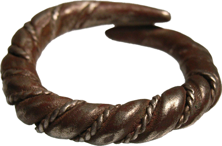 Superb Viking finger ring made of silver, Norsemen - Scandinavian ...