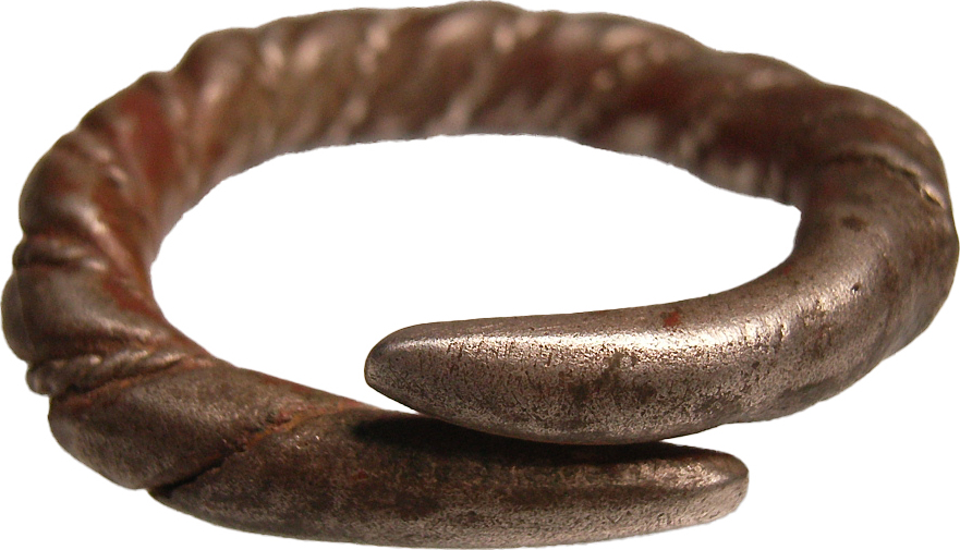 Superb Viking finger ring made of silver, Norsemen - Scandinavian ...