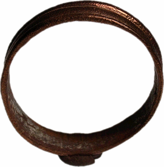 Roman finger ring wedding ring, bronze, Roman collection from estate ...