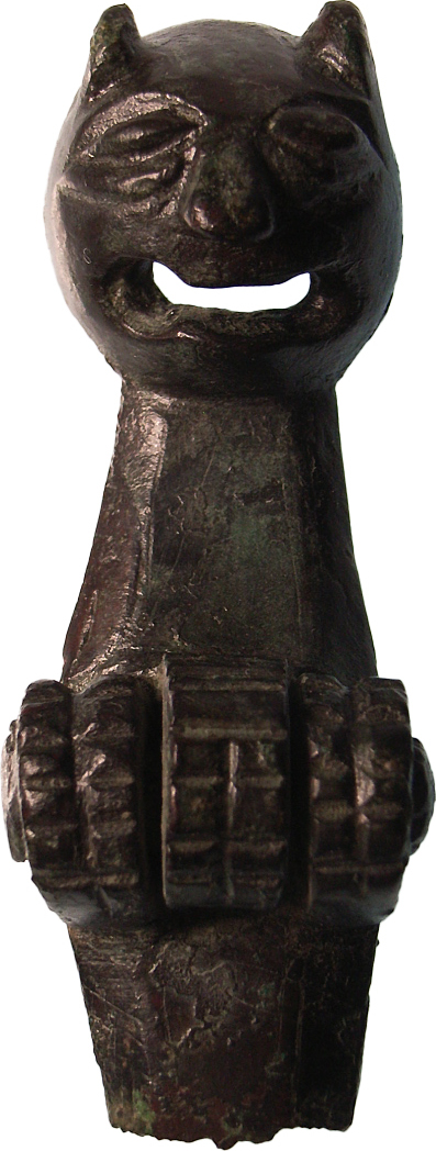 Roman furniture fitting Lucifer devil application made of bronze LATE ...