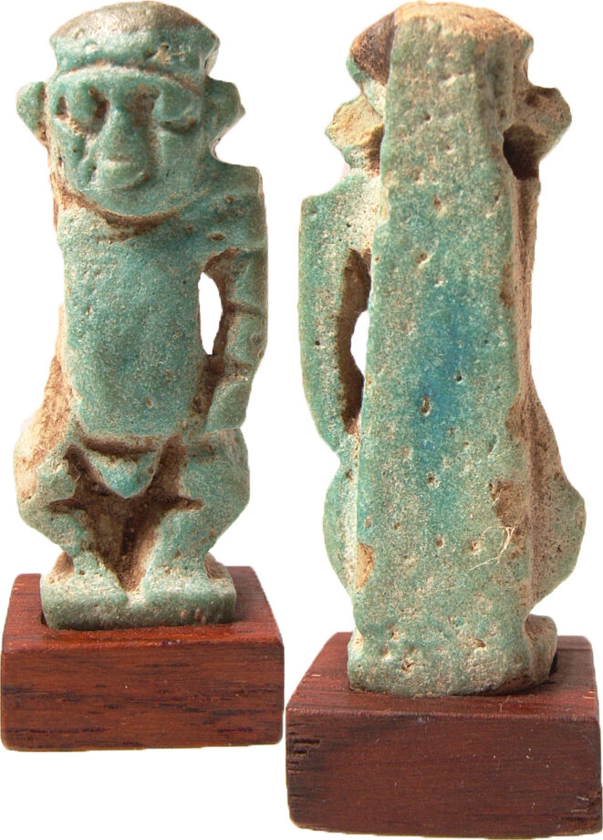 Egyptian faience patake, 26th-30th c. Dynasty, 525 - 341 BC Ancient ...