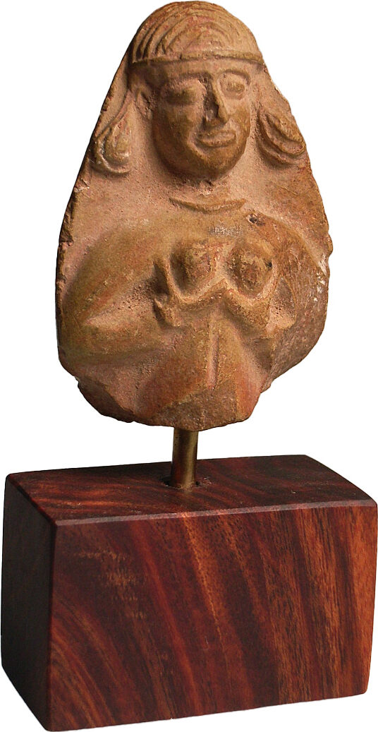 Greek female figure, upper body Milesian ceramics erotic 7th century BC ...