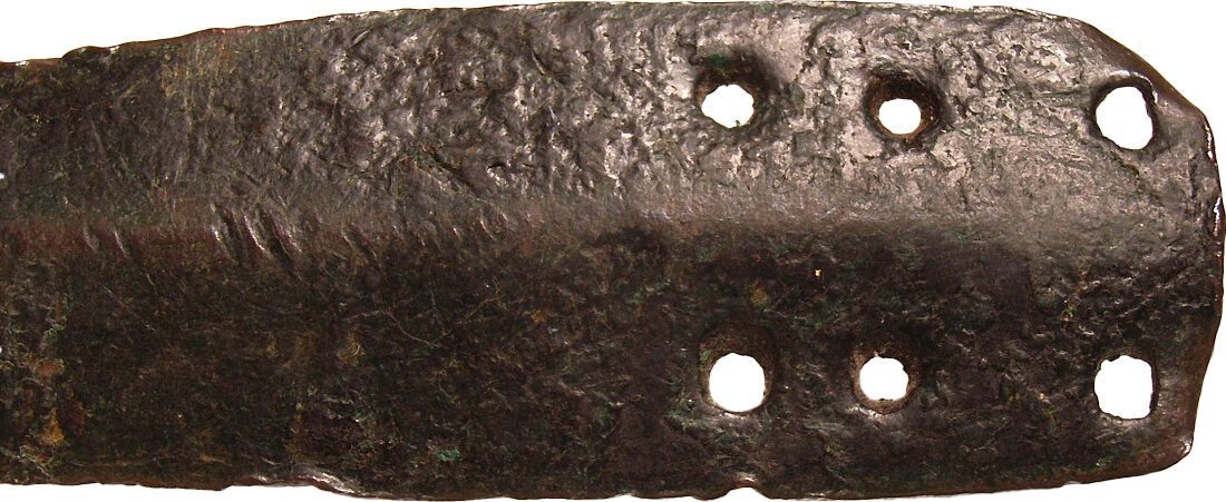 Handle plate dagger from the Bronze Age, dagger blade VZ Celtic antique ...