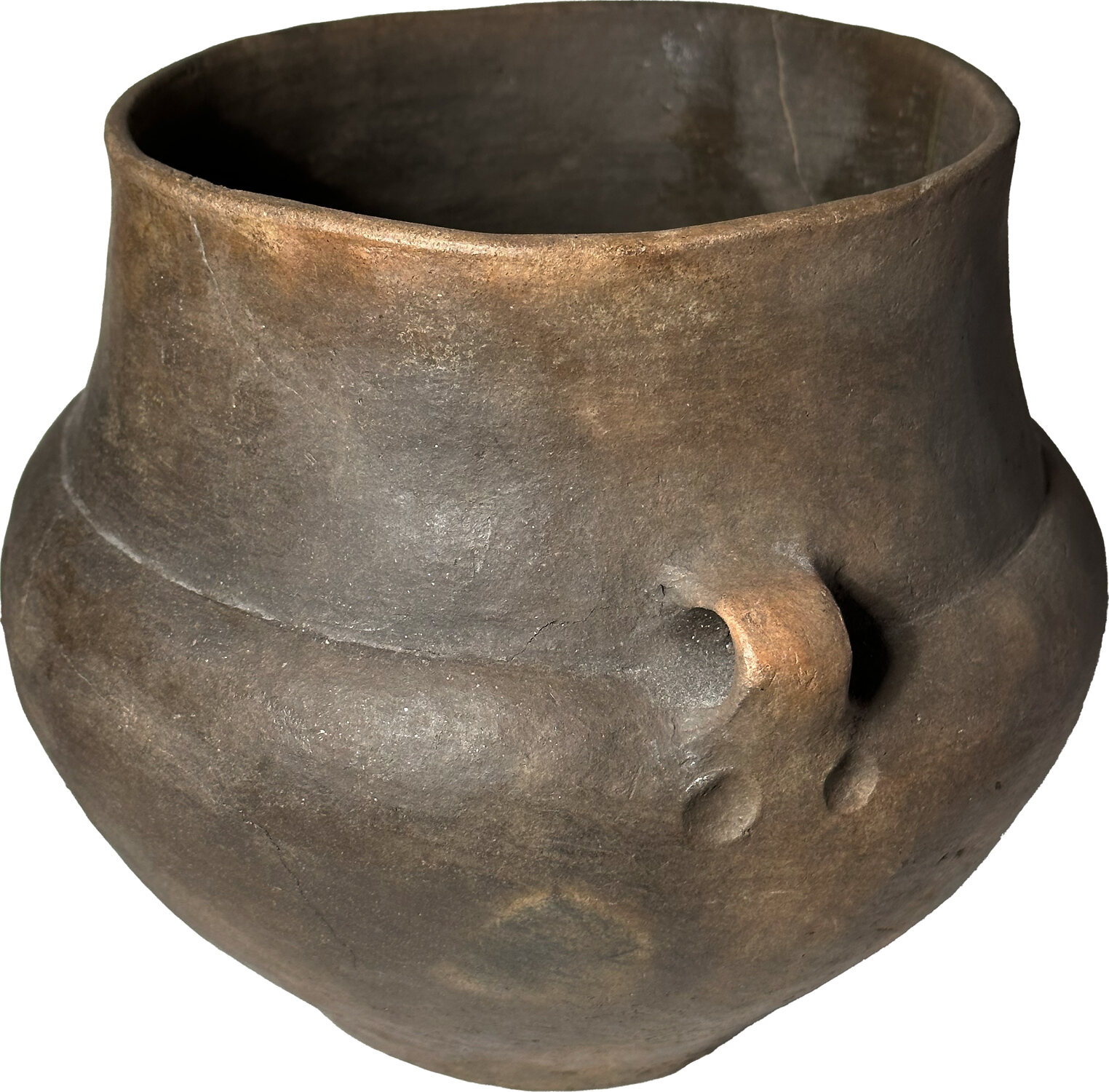 Large storage vessel from Lausitzer culture Bronze Age ceramic vessel ...