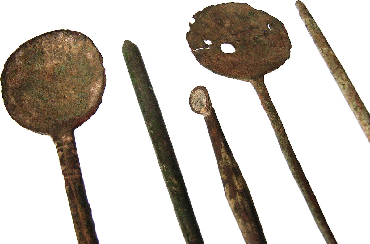 Roman medical surgical tool set, spoon, probe from estate, antique ...