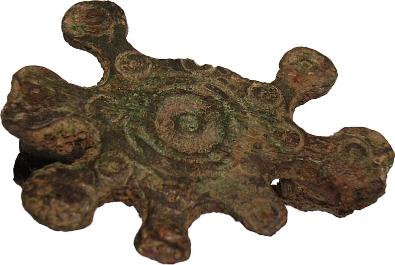 Decorated Roman disc brooch with circles, antique Roman collection | MA ...