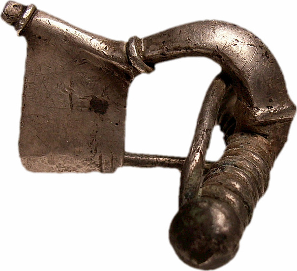 RARE Roman silver bow brooch, Roman Empire, intact function, museum ...