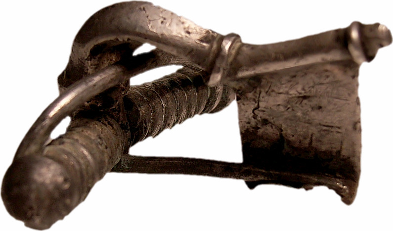 RARE Roman silver bow brooch, Roman Empire, intact function, museum ...