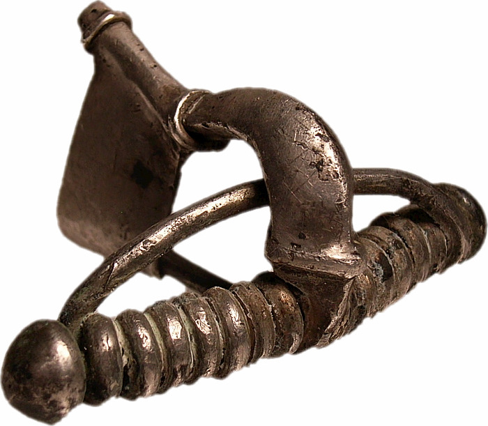 RARE Roman silver bow brooch, Roman Empire, intact function, museum ...