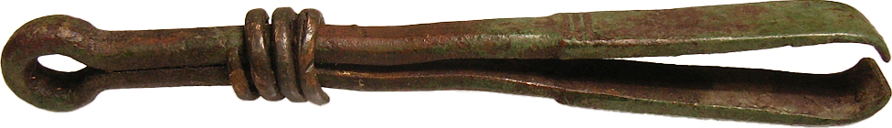 Roman tweezers in perfect condition, surgical tool, Roman doctor ...