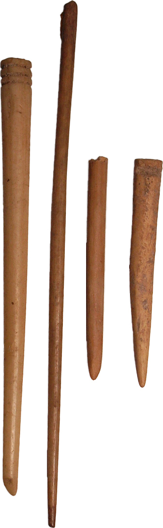 Roman bone pin collection robe pin, hairpin, make-up stick ROMANS II ...