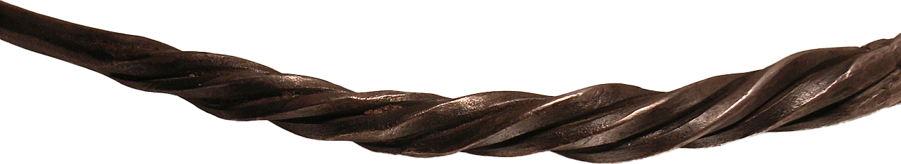 Roman silver torques, choker with twisted design, 1st century AD. | MA ...