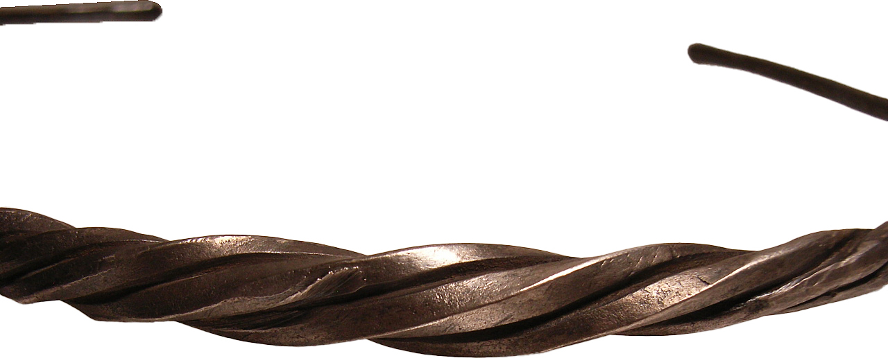 Roman silver torques, choker with twisted design, 1st century AD. | MA ...