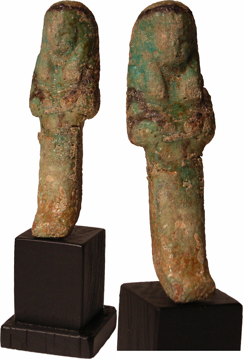 Egyptian Ushabti Faience Statue Third Intermediate Period, Figurine ...