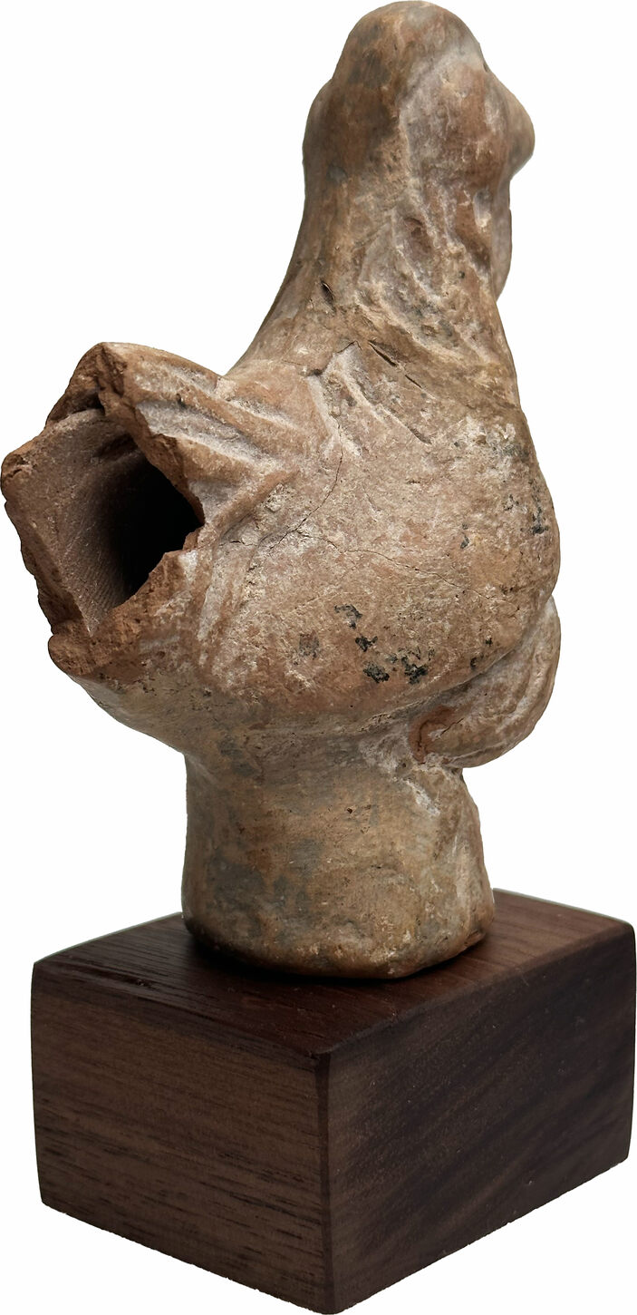 Roman rooster made of ceramic with detailed decoration, Roman Empire 11 ...