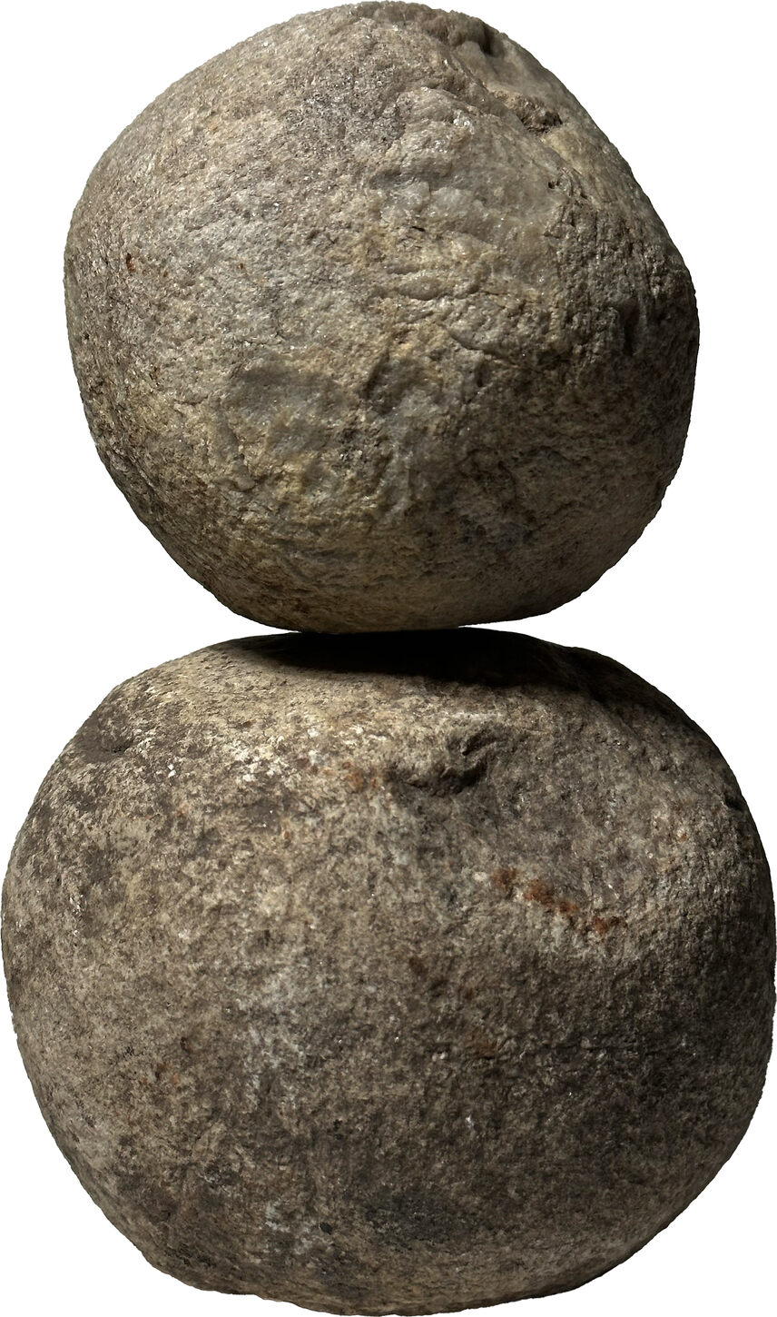 Neolithic grinding stones made of granite, Denmark collection ...