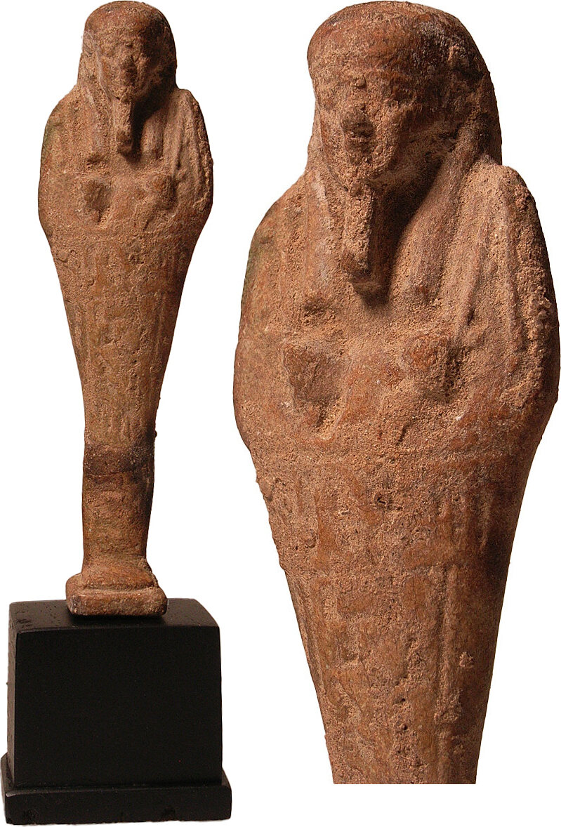 Egyptian Ushabti statue figurine made of composite, ancient Egypt ...