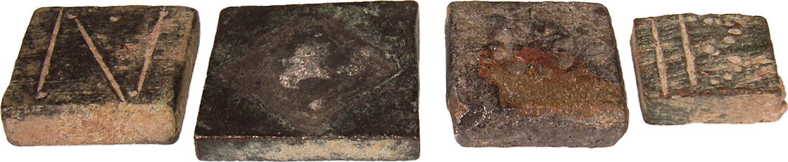 Roman Byzantine weights lead, bronze with decoration, Byzantium ...