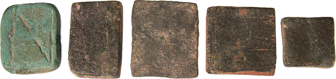 Roman Byzantine weights lead, bronze with decoration, Byzantium ...