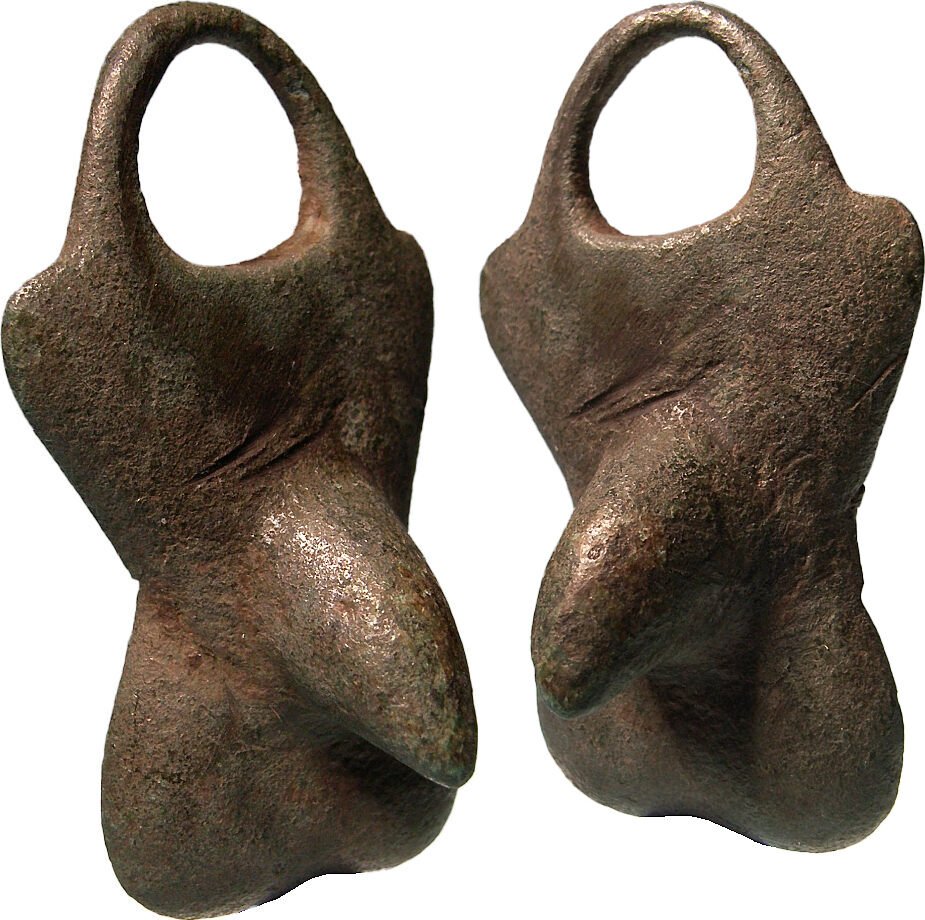 Roman phallus pendant. Fertility symbol, in beautiful quality, 4.4 cm ...