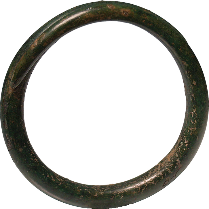 Magnificent example of a bangle with incised decoration, Bronze Age ...