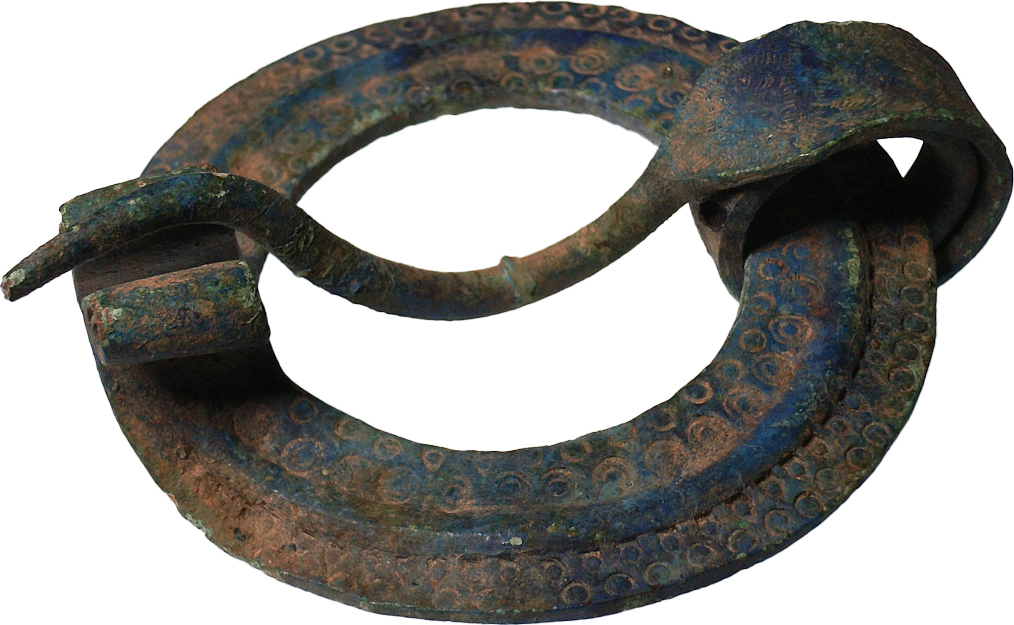 Large Viking Omega fibula with rich sun decoration, Norman collection ...