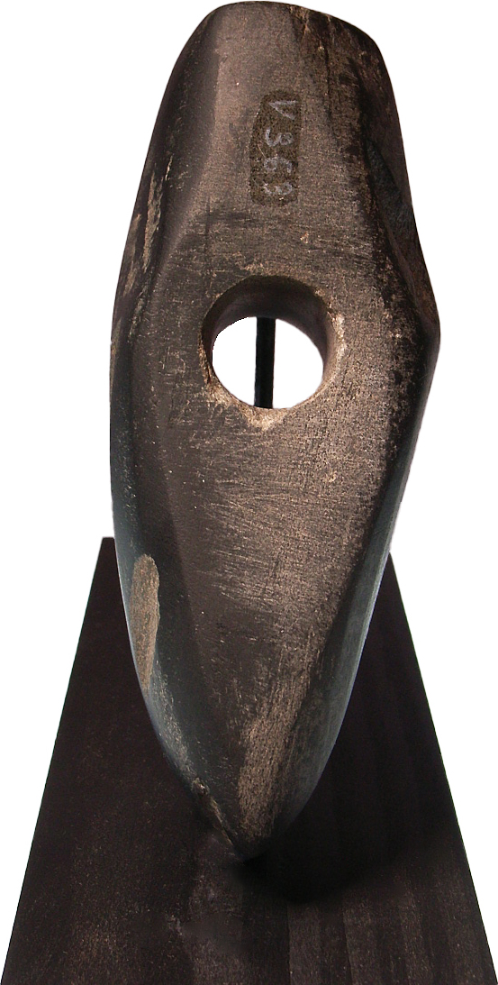 Basalt hole axe, Rössen culture Central Europe Neolithic Neolithic very ...