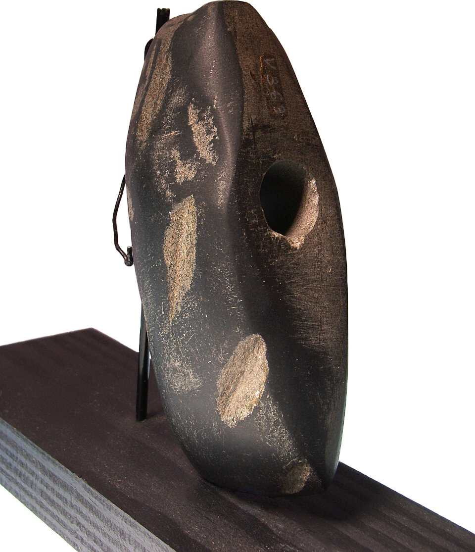 Basalt hole axe, Rössen culture Central Europe Neolithic Neolithic very ...