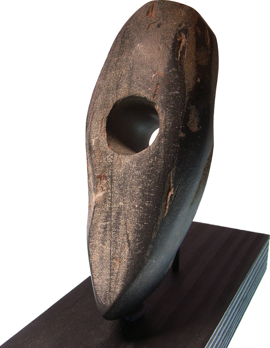 Basalt hole axe, Rössen culture Central Europe Neolithic Neolithic very ...