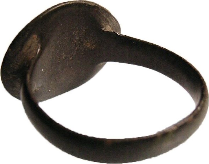 ROMAN: Rare Roman circle eyes legionary finger ring, bronze - intact ...