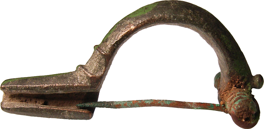 Roman arch robe brooch in a beautiful design, Roman estate, brooch ...