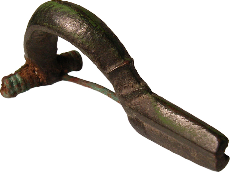 Roman arch robe brooch in a beautiful design, Roman estate, brooch ...