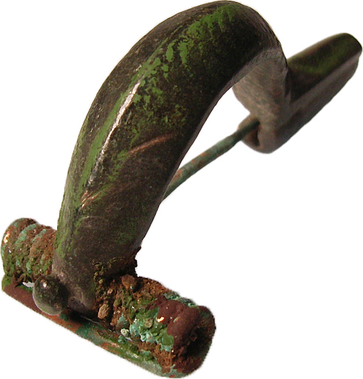 Roman arch robe brooch in a beautiful design, Roman estate, brooch ...