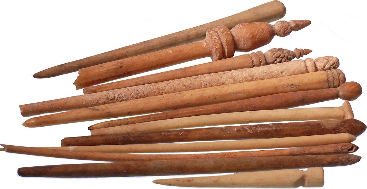 Roman leg pin collection robe pin, hairpin, make-up stick RÖMER rare ...